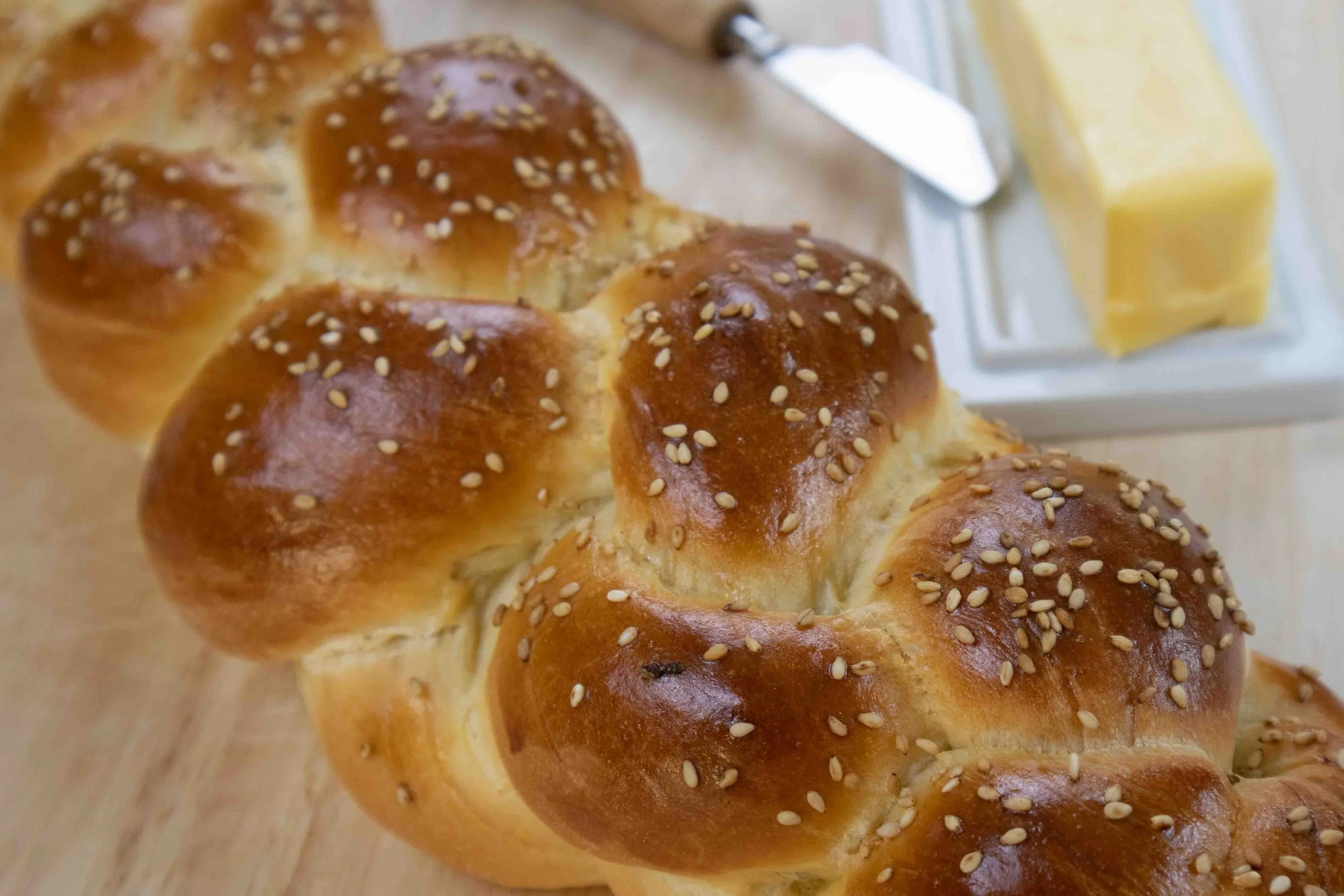 Easy Small Batch Challah Bread Recipe with Sesame Seeds — Its Better ...