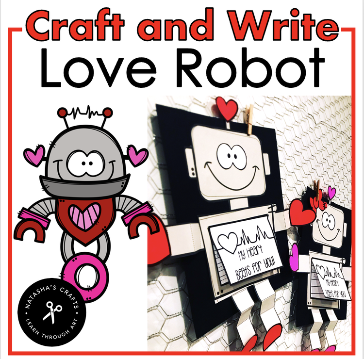 Simple Pizza My Heart Fine Motor Craft — Natasha's Crafts