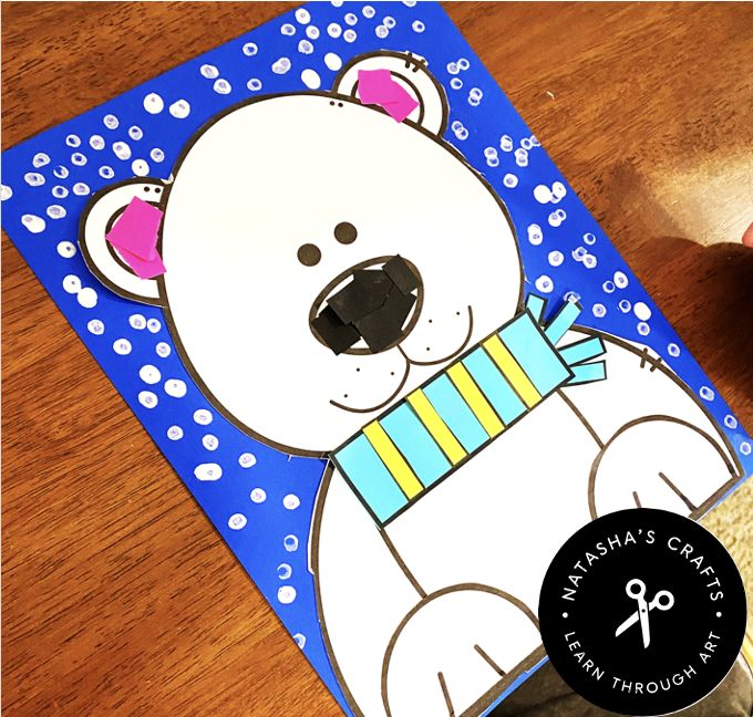 Polar Bear Craft — Natasha's Crafts