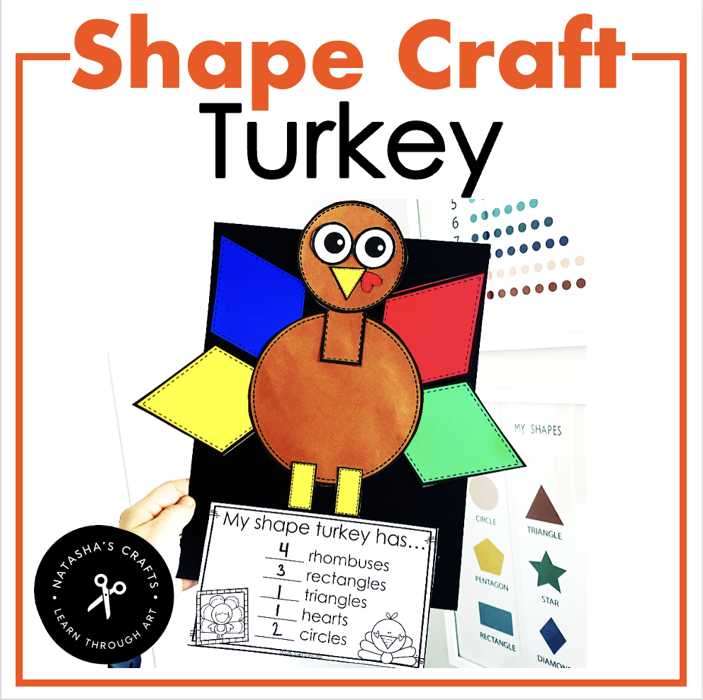 Shape Gingerbread House Craft — Natasha's Crafts