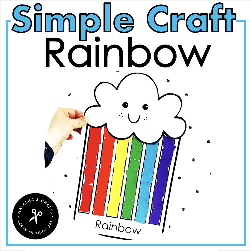 Simple Craft Rainbow A Fine Motor Activity — Natasha's Crafts