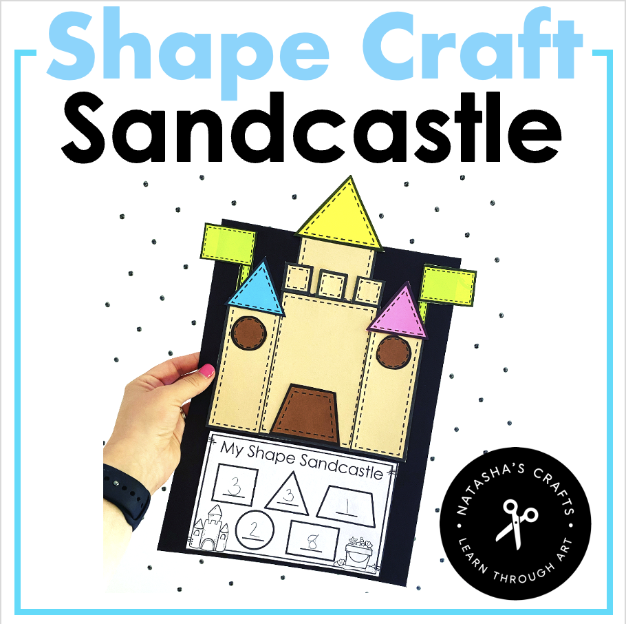 Shape Sandcastle Craft — Natasha's Crafts