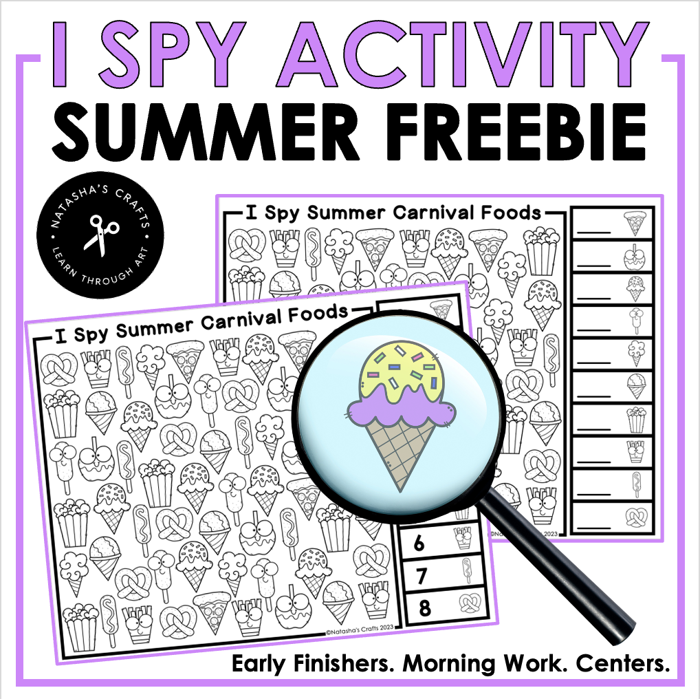 I Spy Summer Freebie — Natasha's Crafts