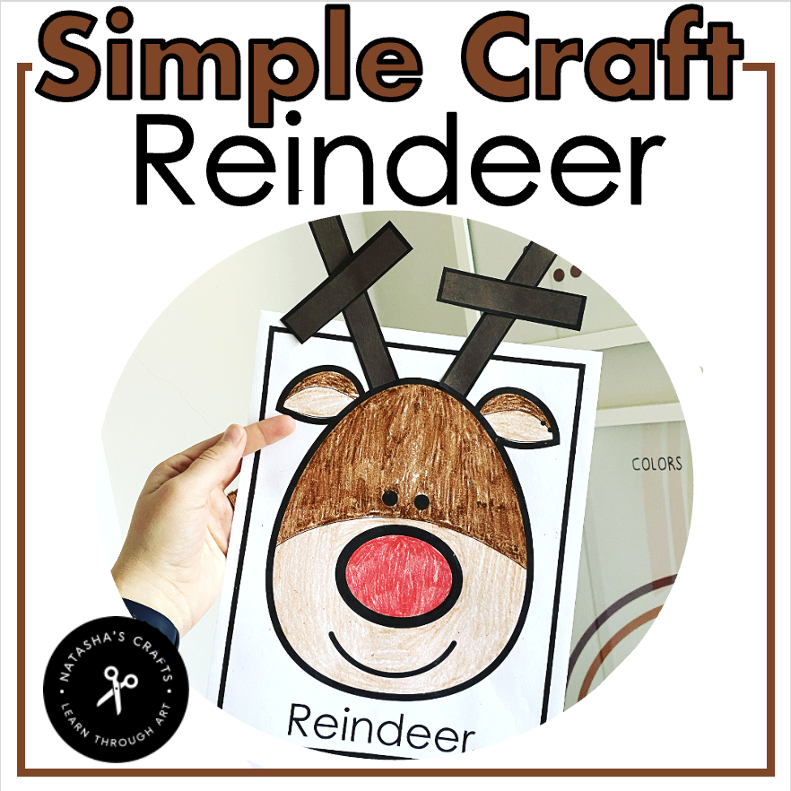 Simple Reindeer Craft — Natasha's Crafts