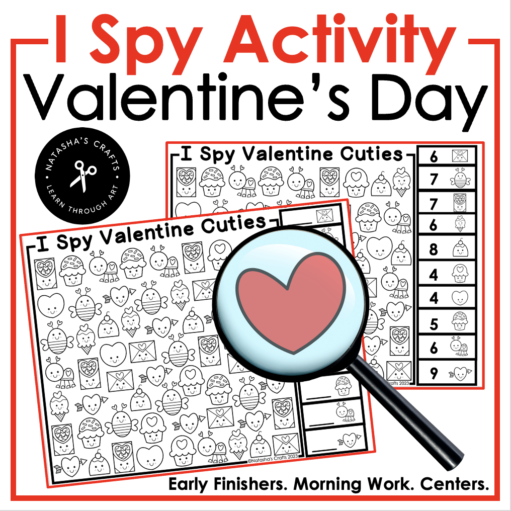 Simple Fine Motor Love Bug Valentine's Day Craft — Natasha's Crafts