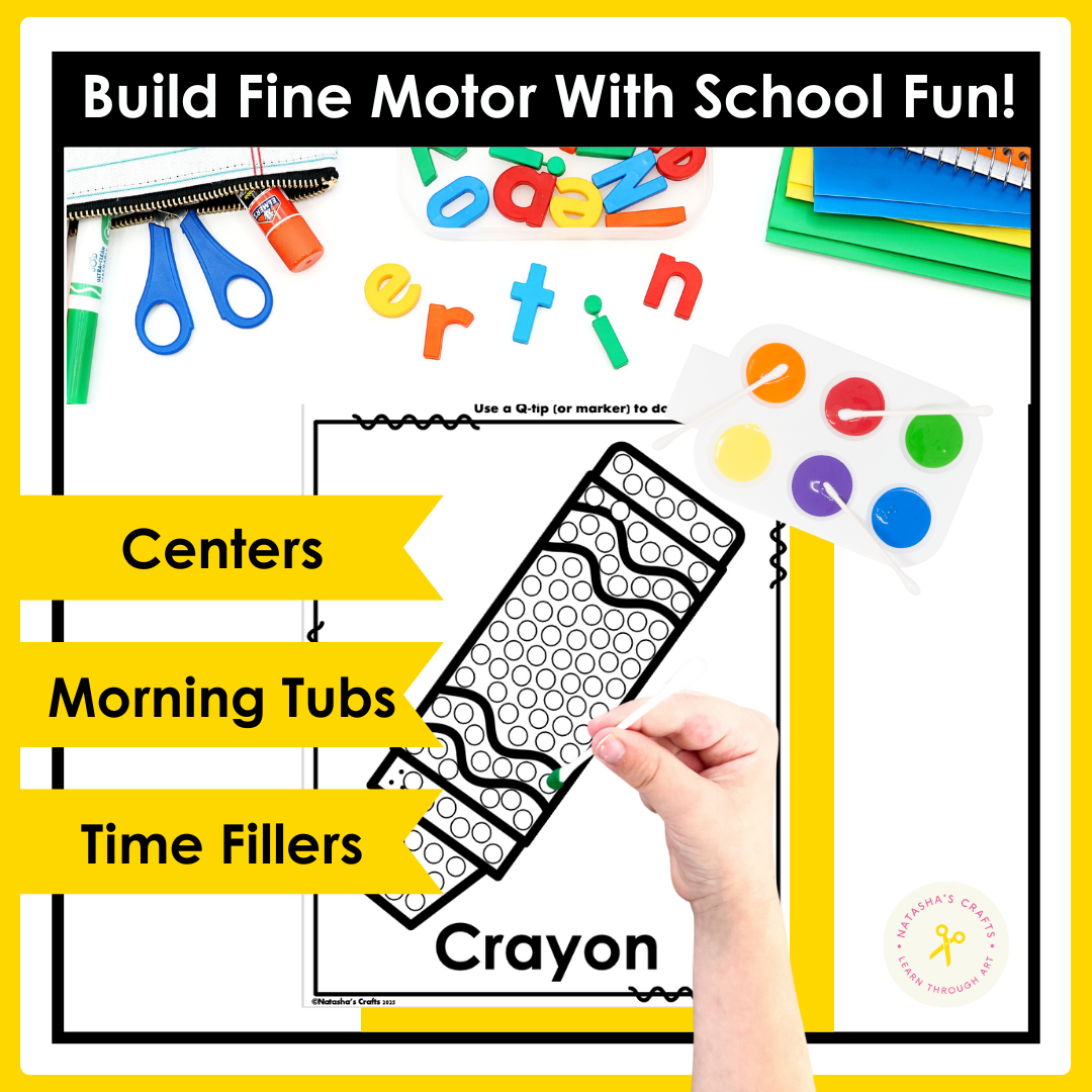 Simple Parts of a Butterfly Craft a Fine Motor Activity — Natasha's Crafts