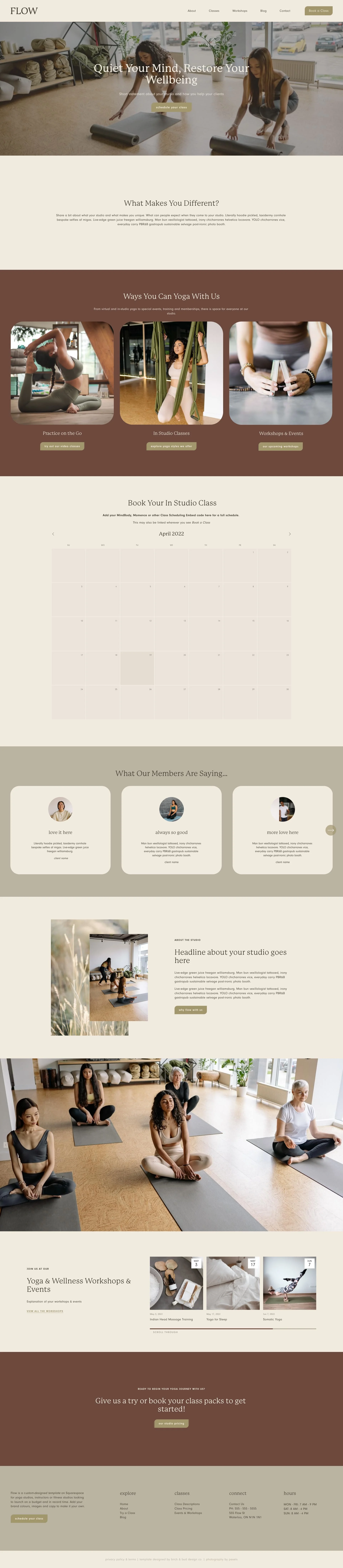Bespoke Squarespace Website Design — Birch & Bud Design Co ...