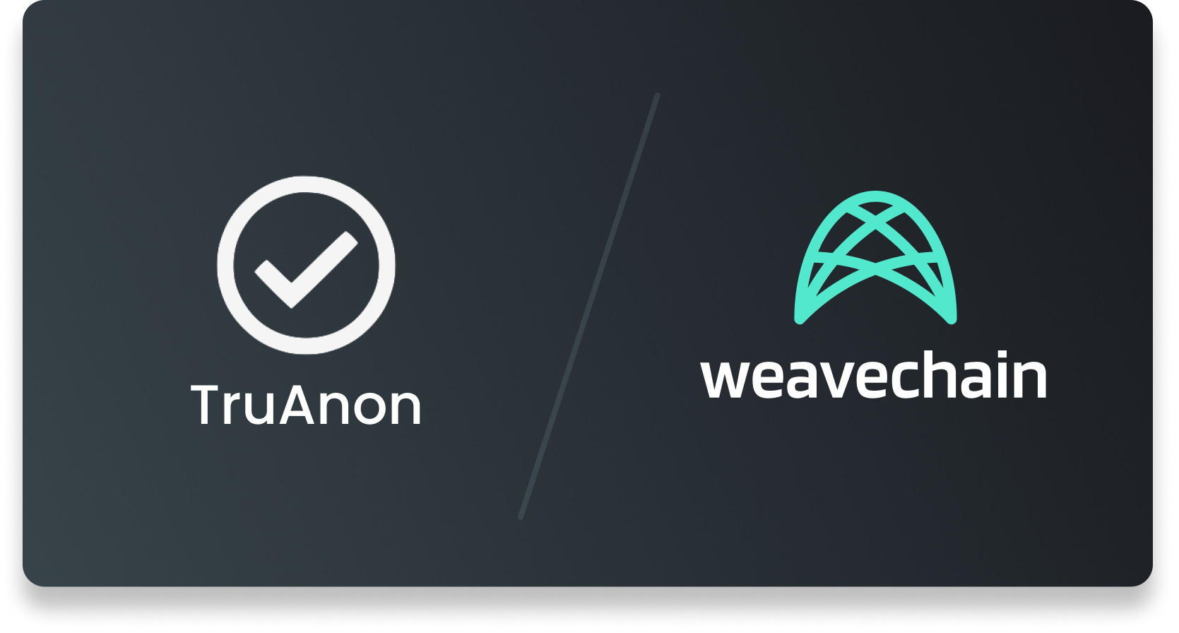 Weavechain and TruAnon Partner to Secure Identity Verification for All — Weavechain