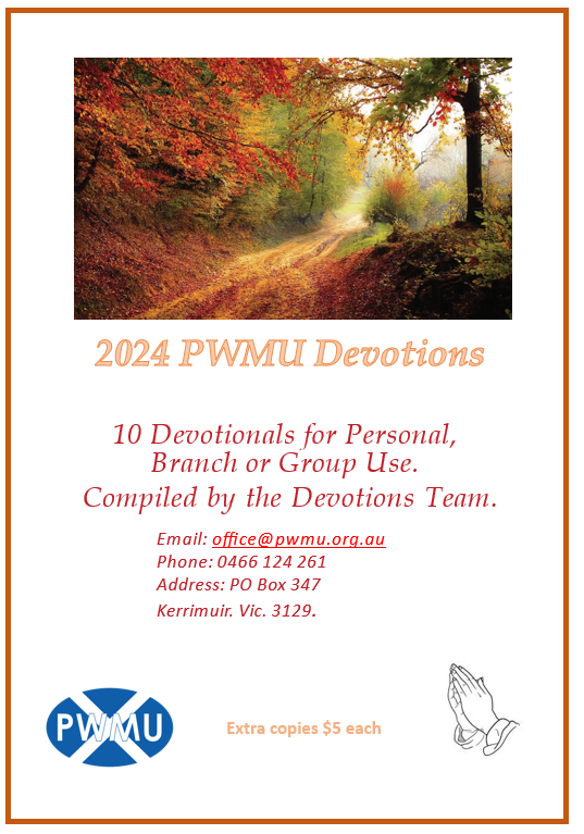 Devotional booklet — PWMU of Victoria