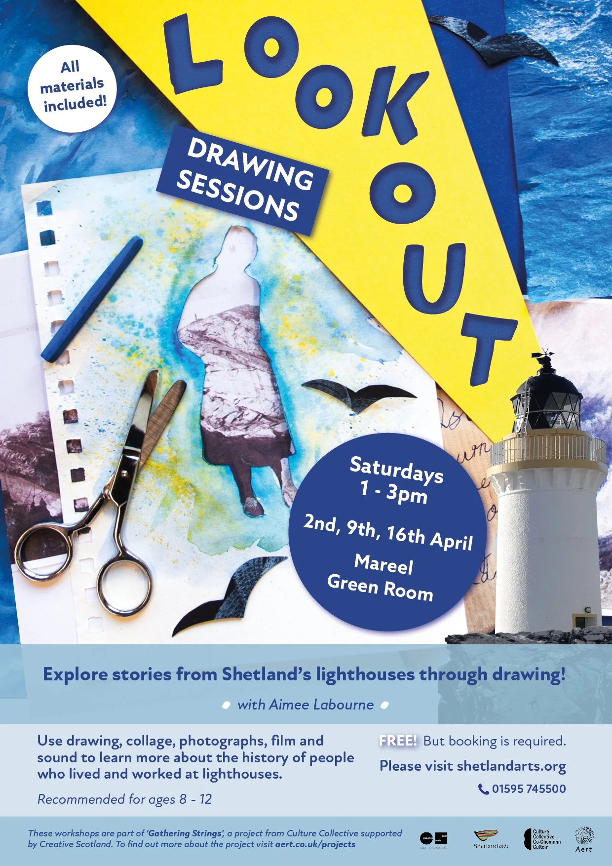 Lookout! - Drawing sessions at Mareel — Aimee Labourne