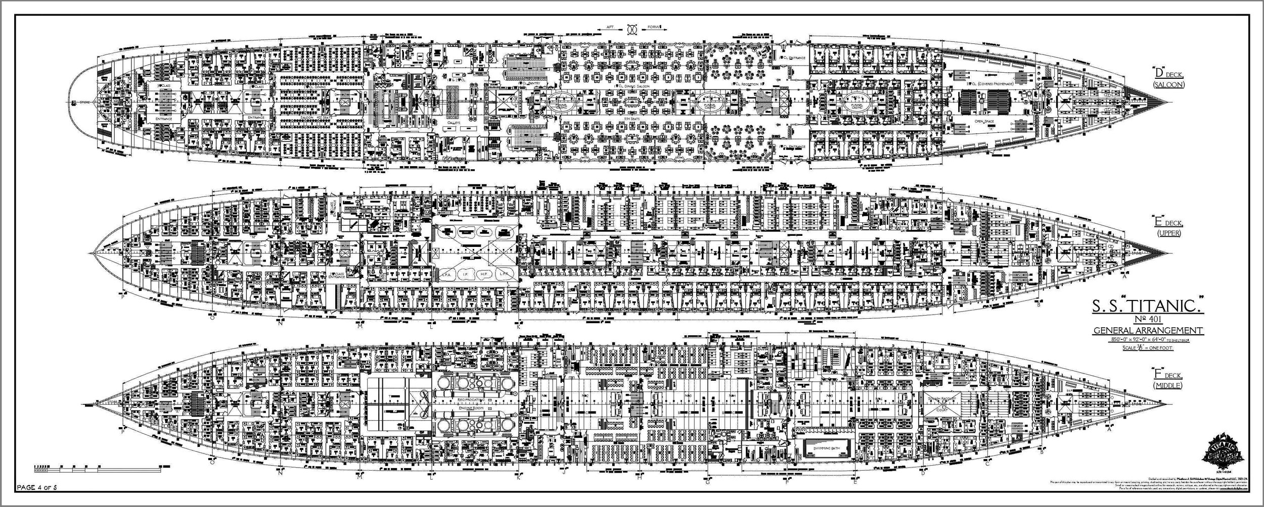 Titanic Deck Plantitanic deck plan