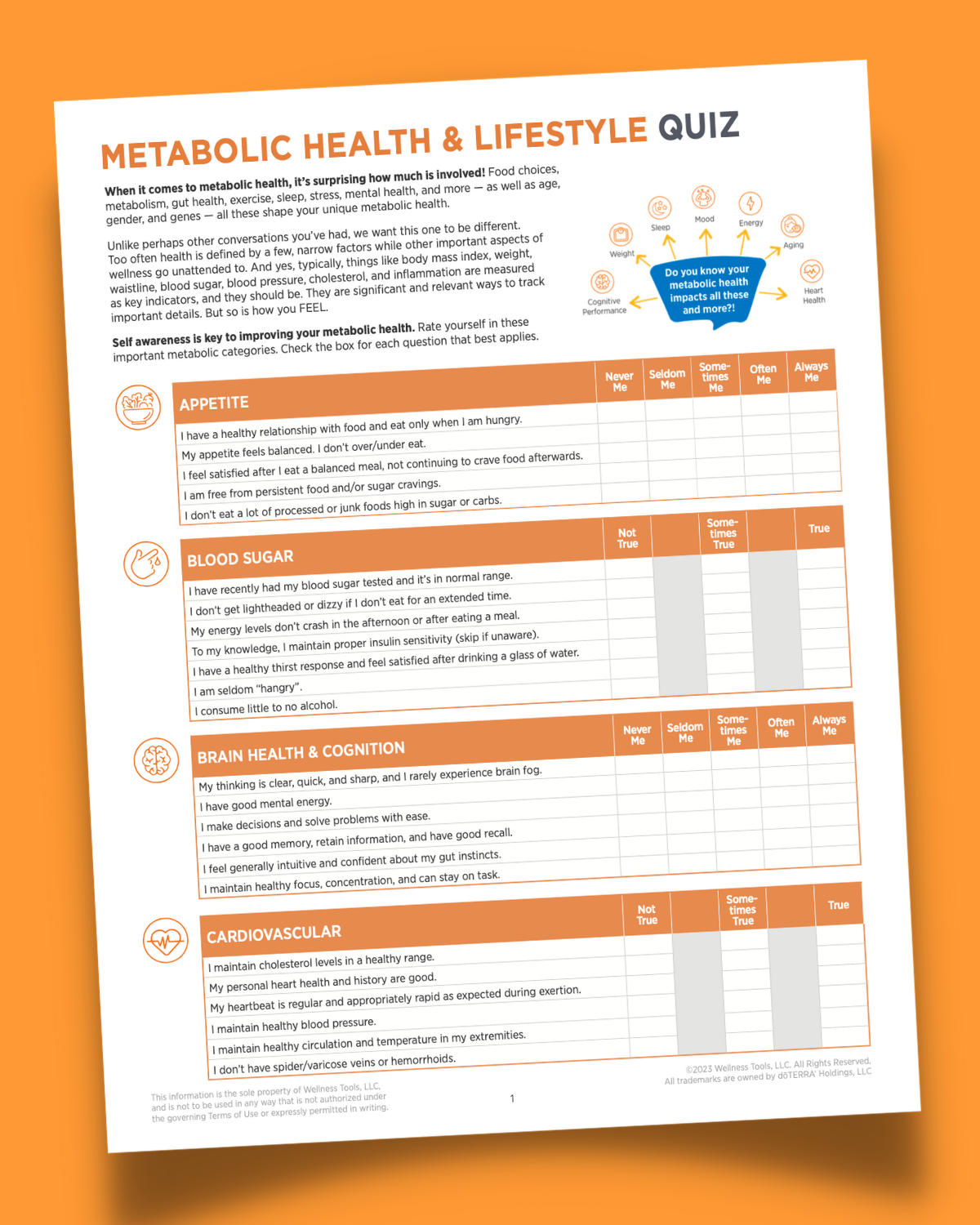 Metabolic Health & Lifestyle Quiz Form | Discover Your Metabolic ...