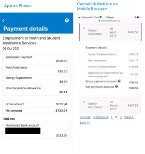 Centrelink Evidence Examples — Walters & Co Realty