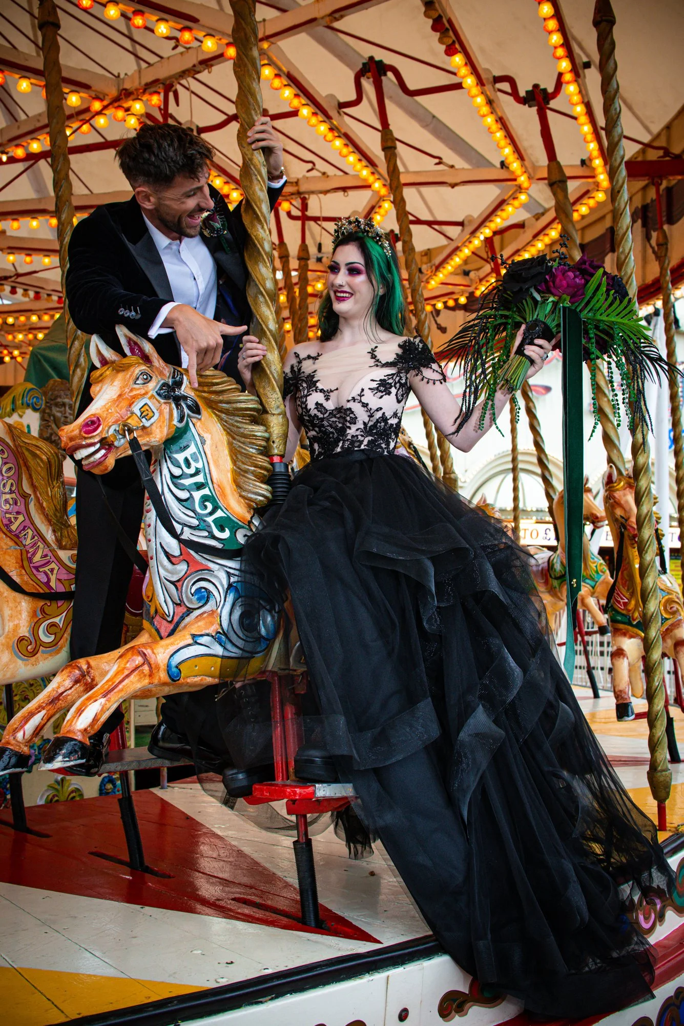 Maddison Rocks Floral, Dark and alternative bouquets and displays — Til ...