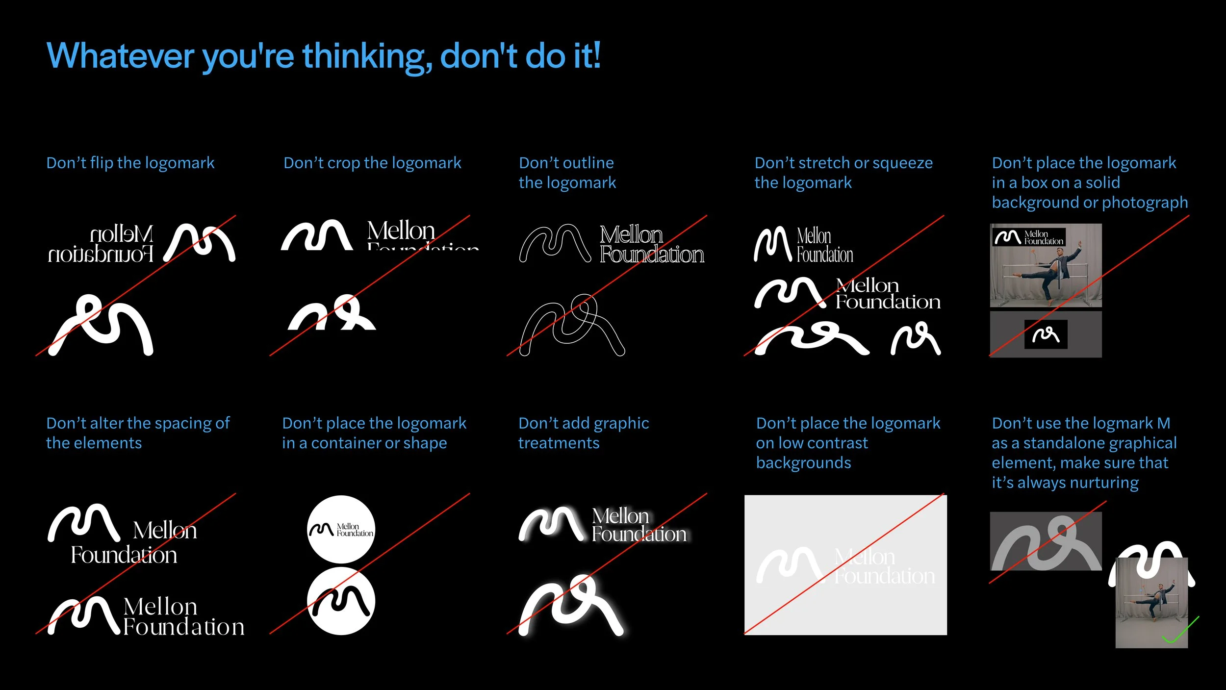 Wordmark & Logomark — Mellon Foundation Guidelines