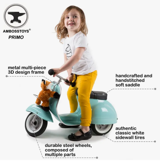 Ambosstoys Scooters PRIMO Ride-On Toy Classic Mint — Root to Leaf