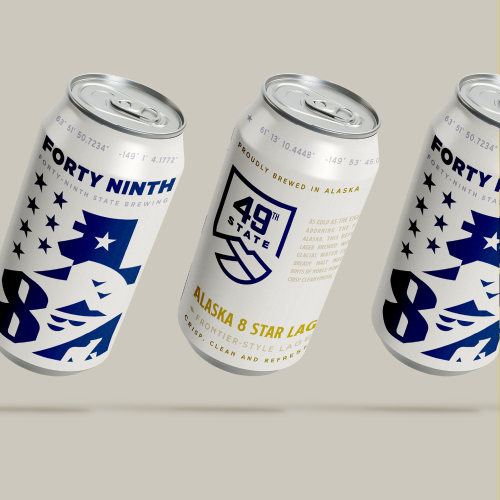 49th State Brewing Co. Logo Rebrand and Package Design — Creature Theory