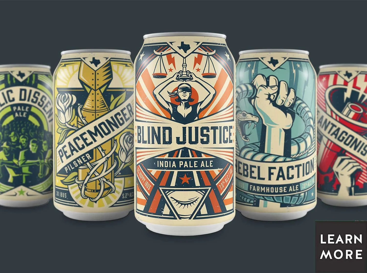 Unlawful Assembly Brewing Branding & Can Design — Creature Theory