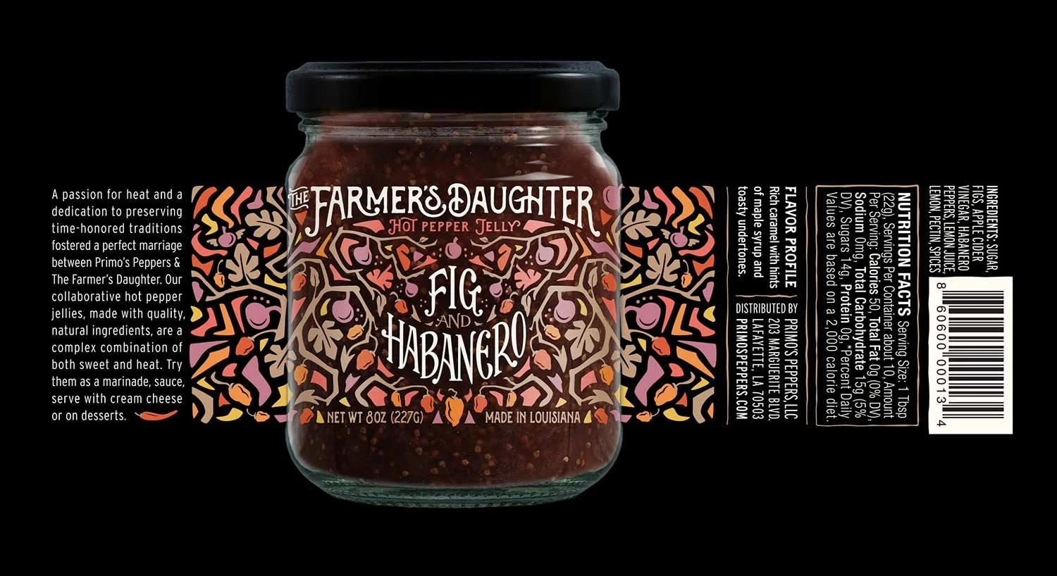Hot Pepper Jelly Label Design — Creature Theory