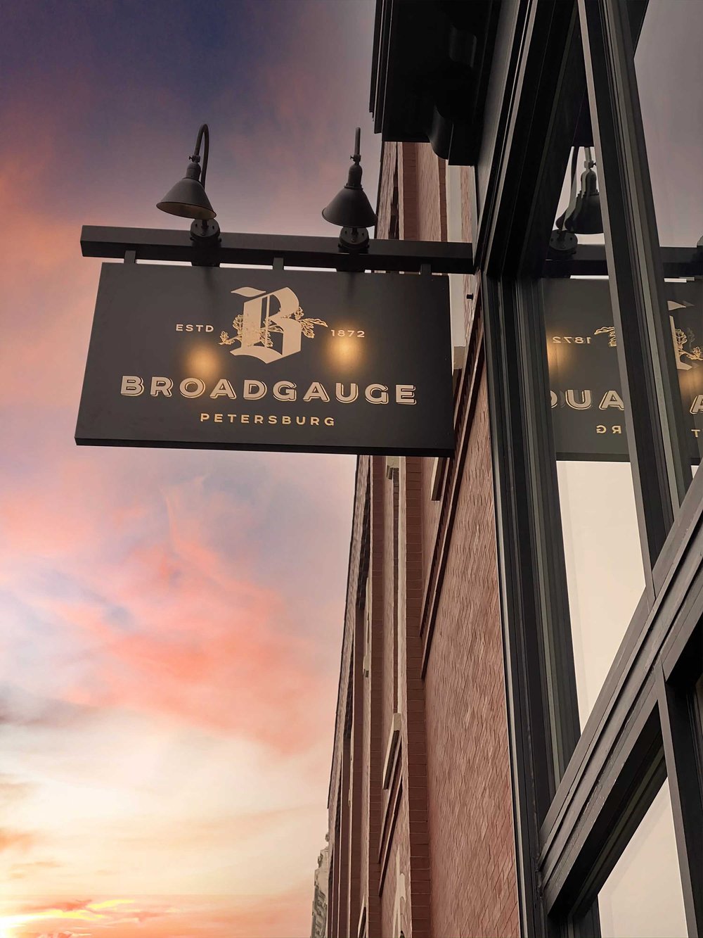 Broadgauge Restaurant Branding, Restaurant Logo Design — Creature Theory