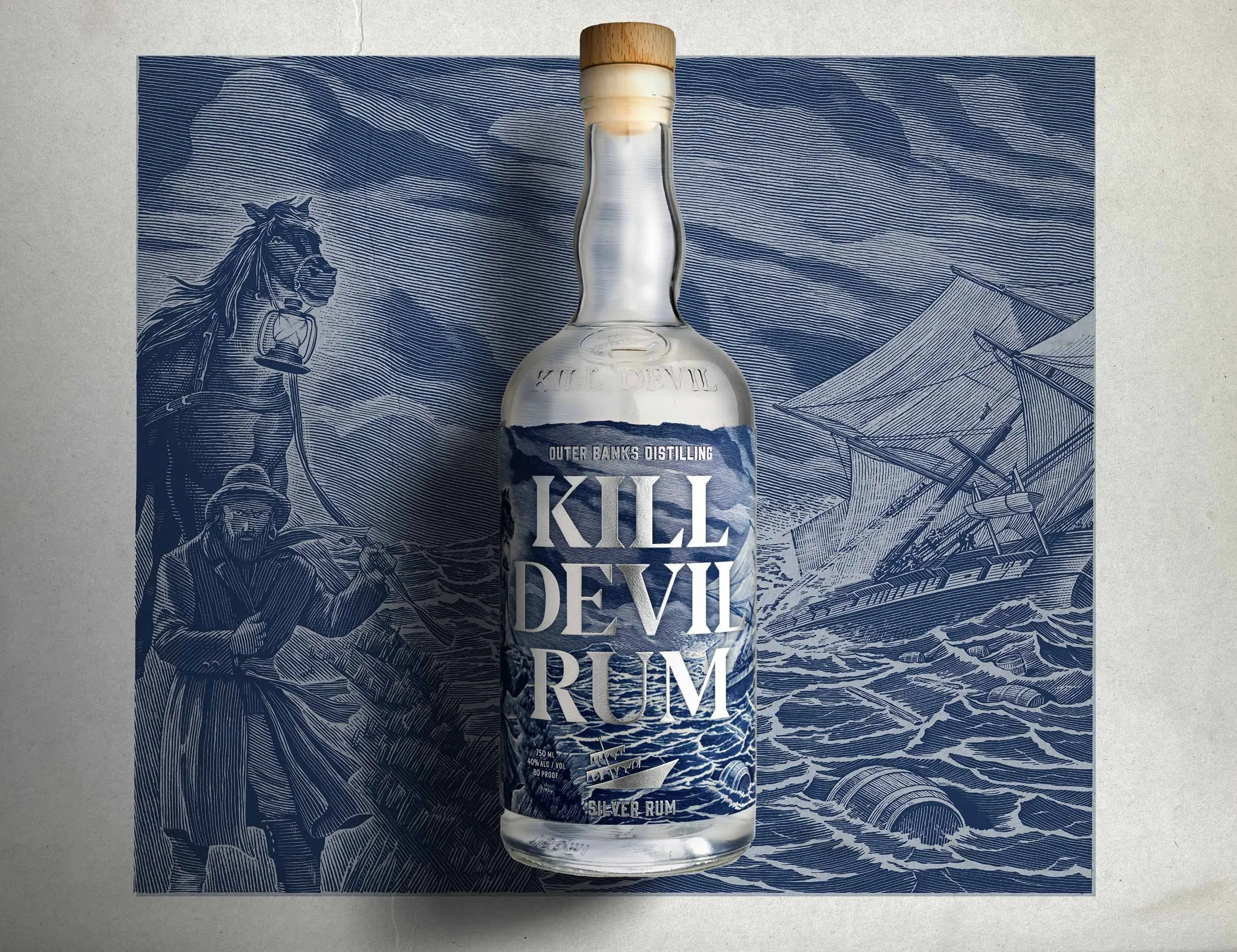 Kill Devil Rum Label Design — Creature Theory