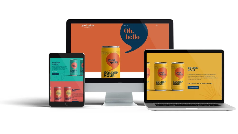 Good Spirits Canned Cocktails Design — Creature Theory