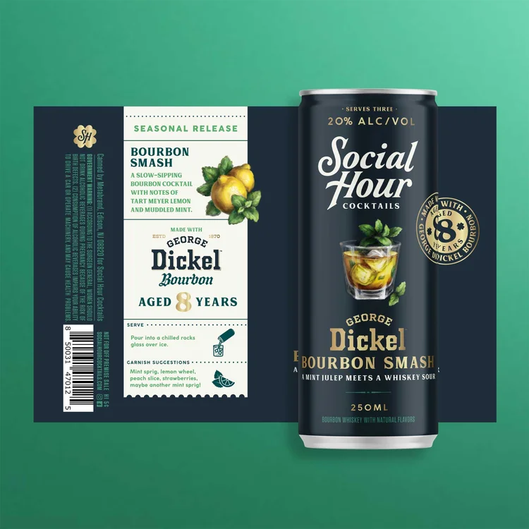 Social Hour Cocktails RTD Canned Cocktail Branding — Creature Theory