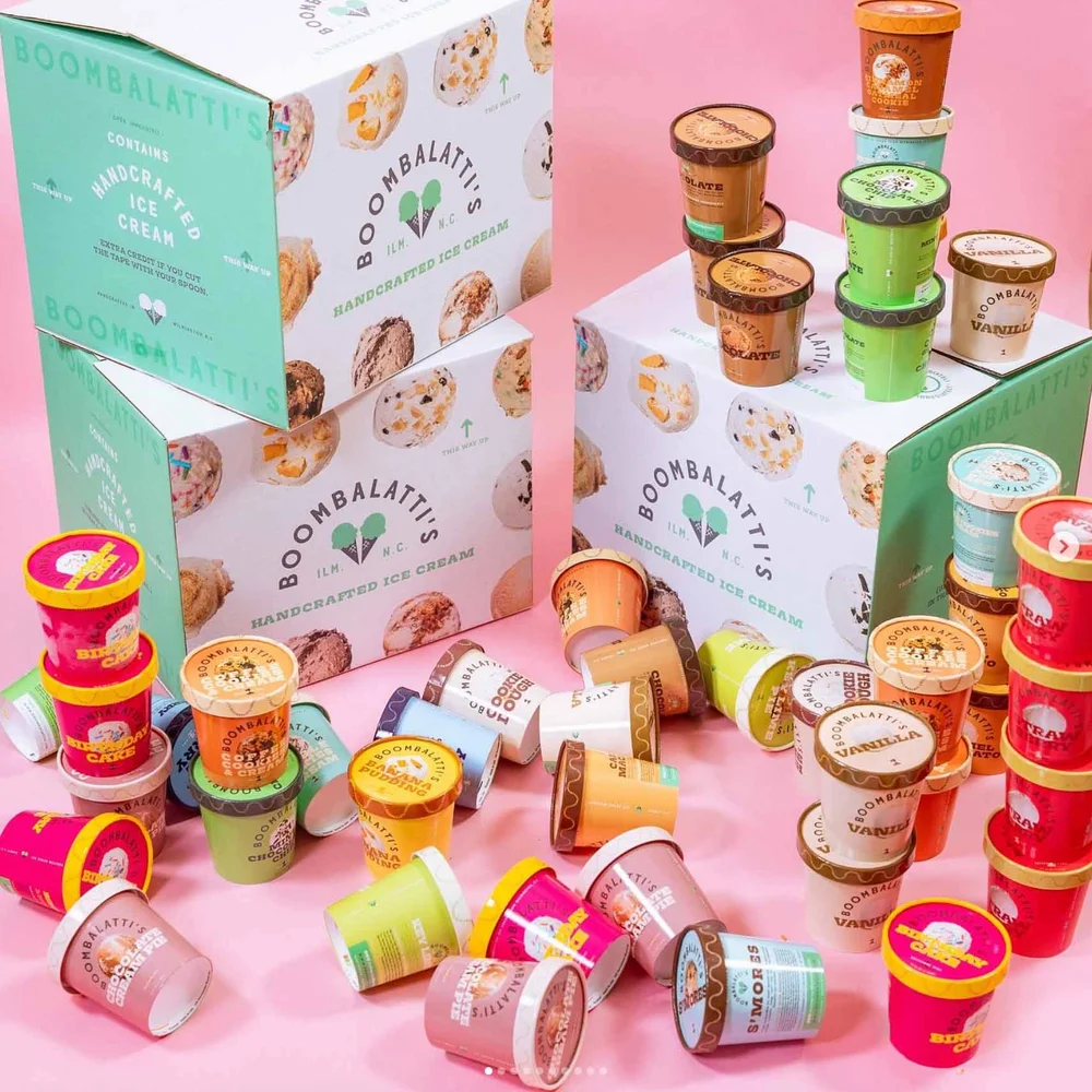 Boombalatti's Ice Cream Branding and Package Design — Creature Theory