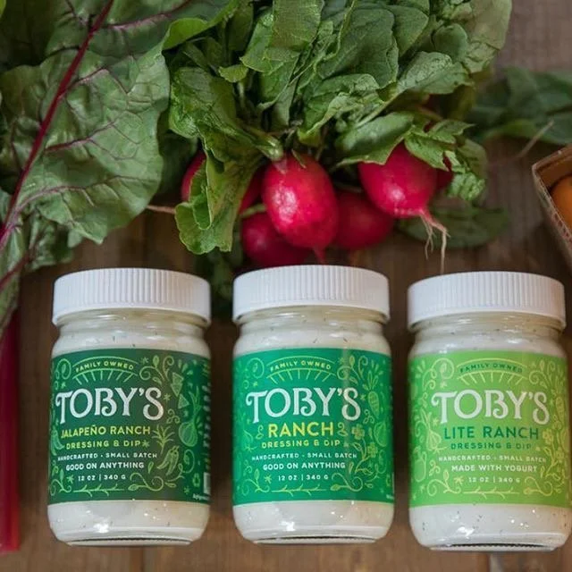 Toby's Dressing Label Design Rebrand — Creature Theory