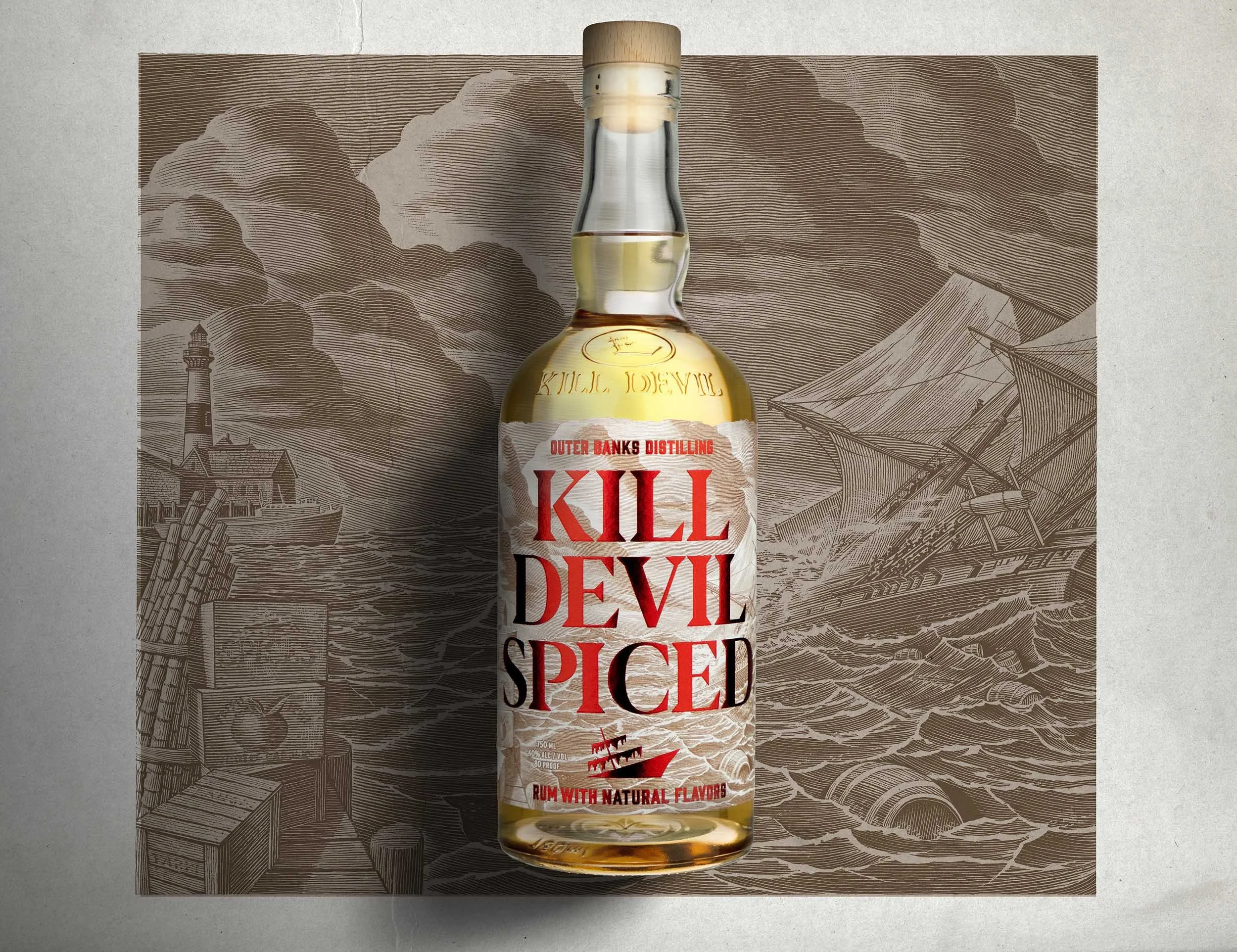 Kill Devil Rum Label Design — Creature Theory