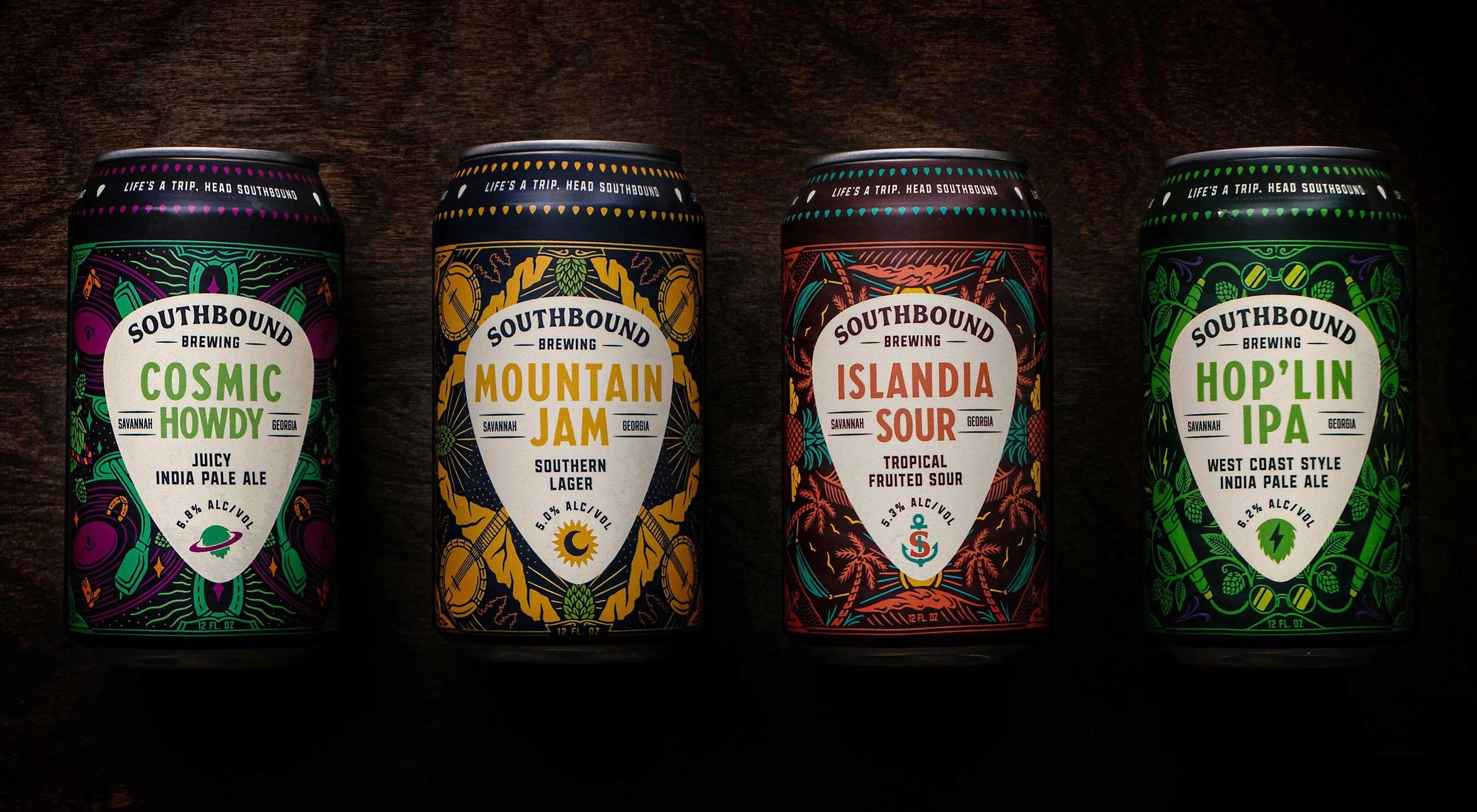 Southbound Brewing Logo Rebrand and Package Design — Creature Theory