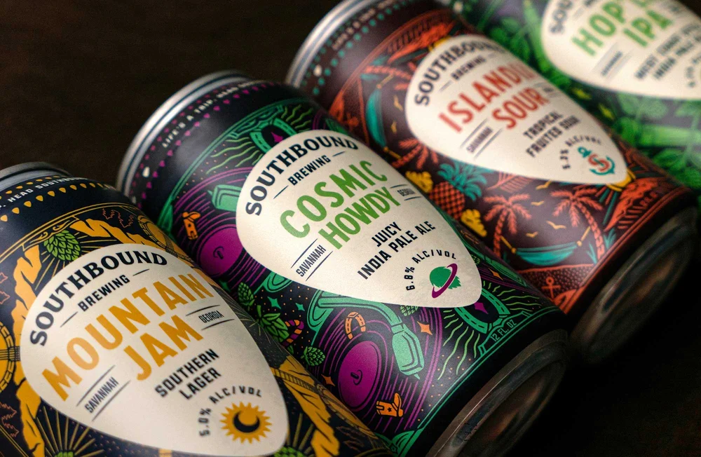 Southbound Brewing Logo Rebrand and Package Design — Creature Theory