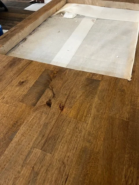 How We Installed A Thin Brick Backsplash & Butcher Block Countertops ...