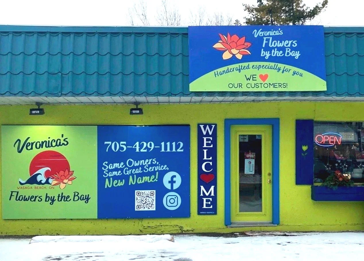 Contact with Wasaga's flower shop — Veronica's Flowers by the Bay