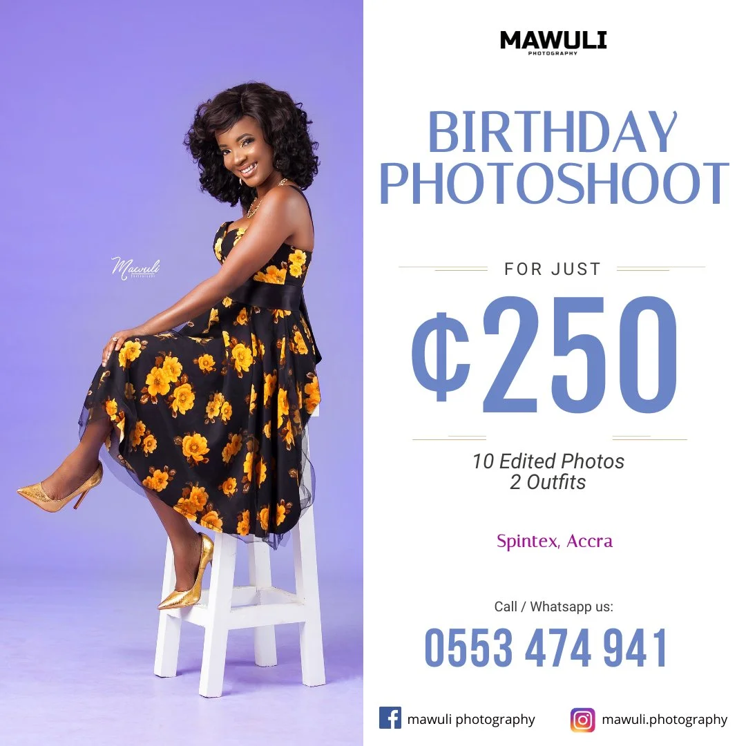 Birthday Photoshoot Price - Special Offer — Mawuli Photography