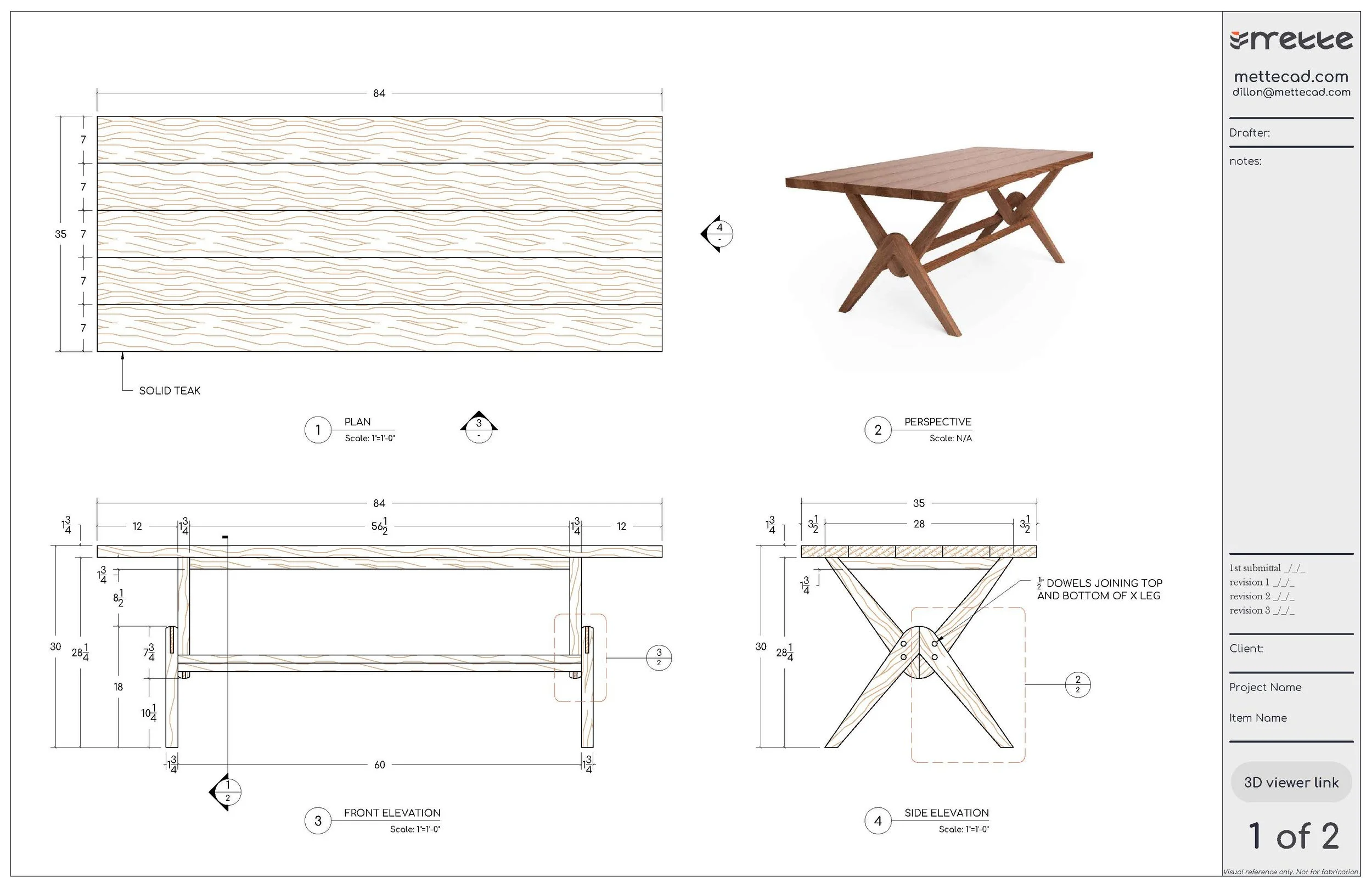 Professional CAD Services — Mette - CAD drafting and 3D modeling service