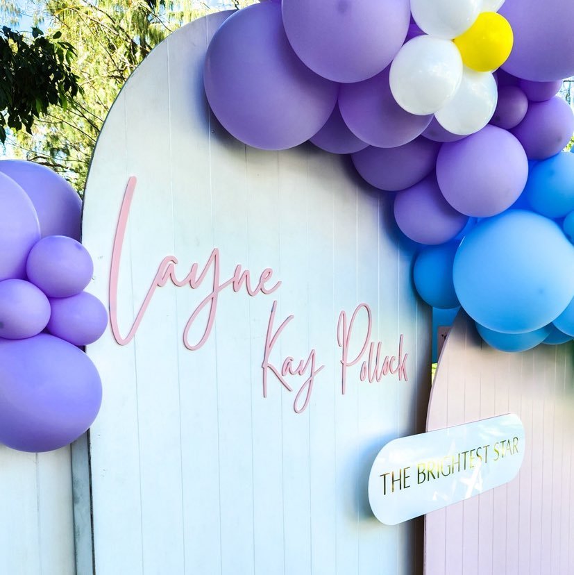 1, 2 or 3 Layer Acrylic Name Plaque — Confetti Creations Mackay ...