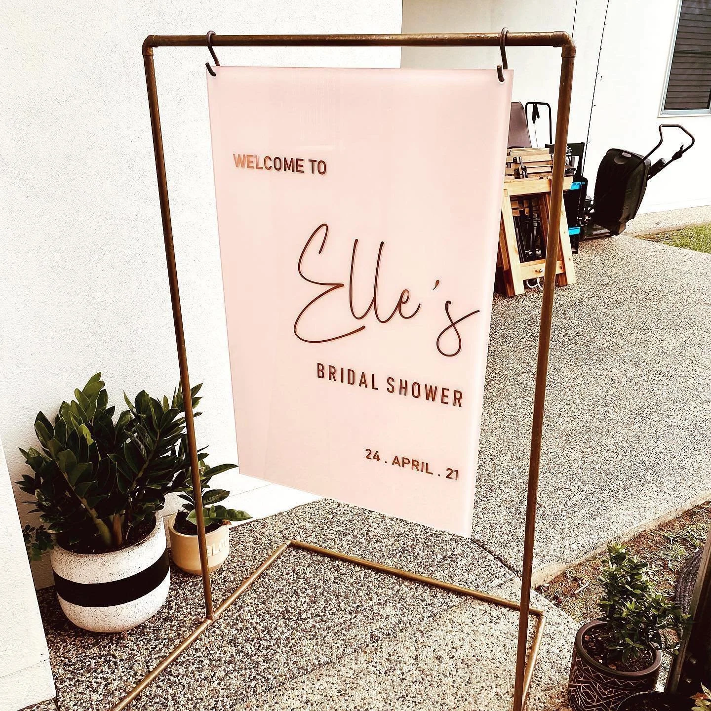 Custom Signage — Confetti Creations Mackay | Backdrop hire, Weddings ...