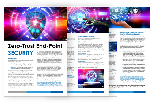Zero Trust End Point Security — Network Box Managed Security Services