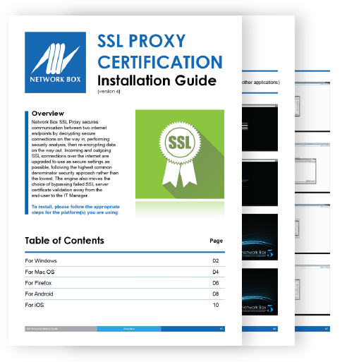 SSL Proxying — Network Box Managed Security Services