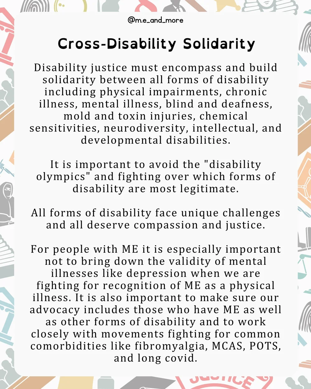 10 Principles of Disability Justice By Sins Invalid — ME and more