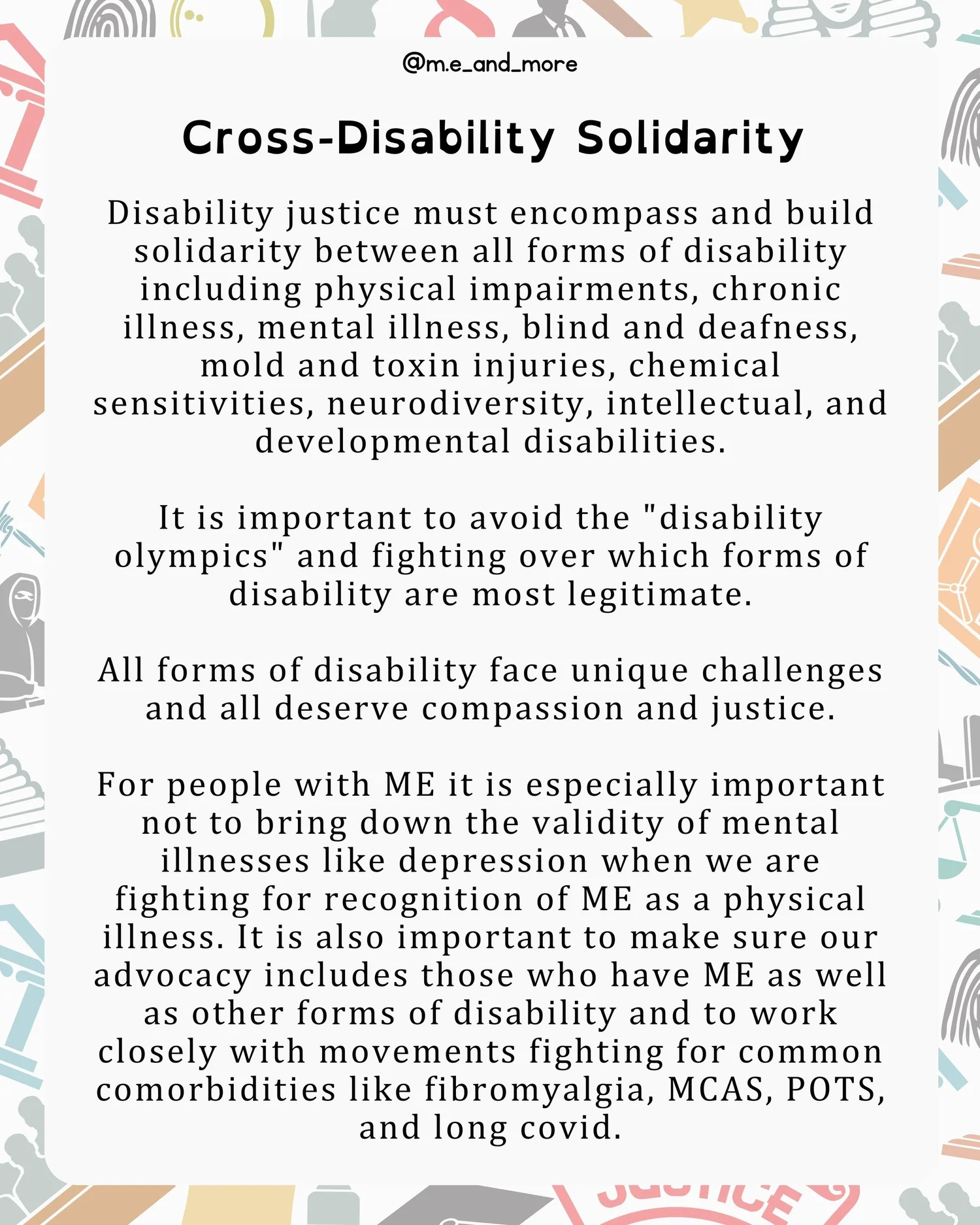 10 Principles of Disability Justice By Sins Invalid — ME and more