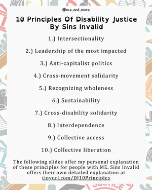 10 Principles of Disability Justice By Sins Invalid — ME and more