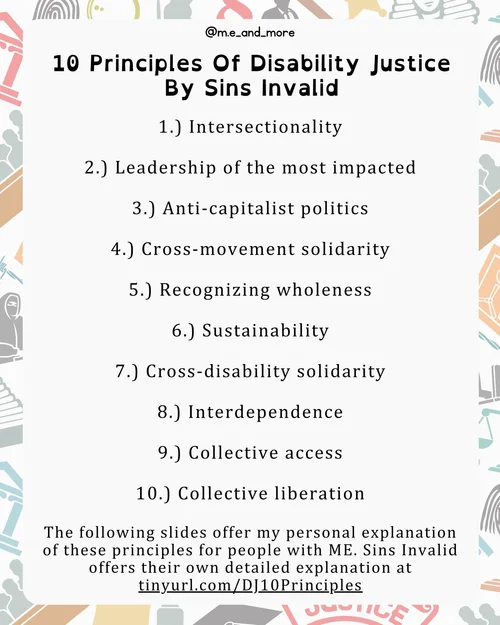 10 Principles of Disability Justice By Sins Invalid — ME and more