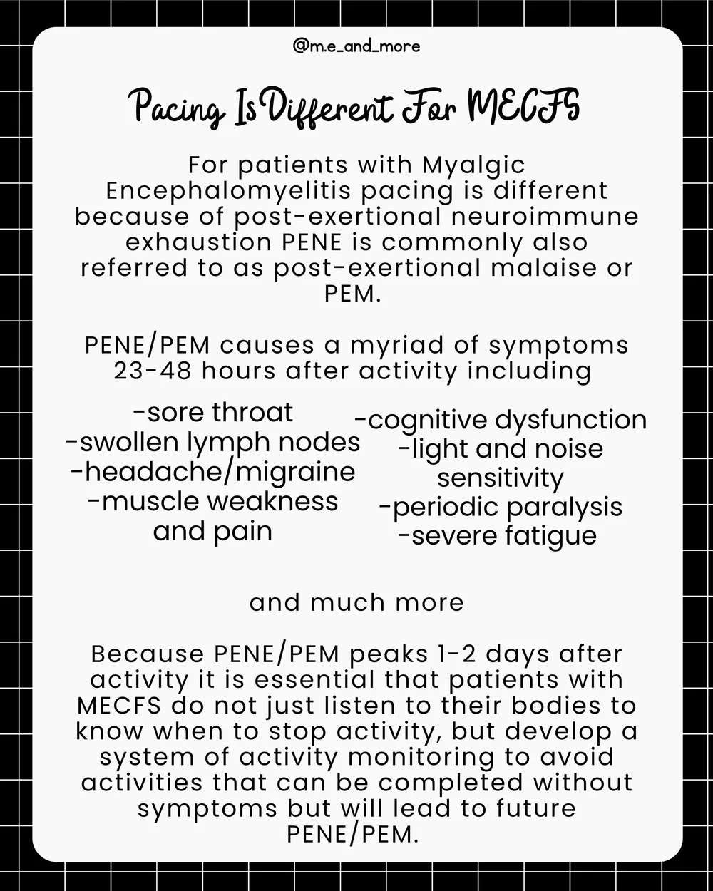 Pacing Strategies For MECFS : An Introductory Guide — ME and more