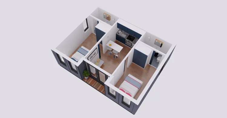 Garden Annexes | 2 bed granny annexe floor plans - Garden Annexes | 1 ...