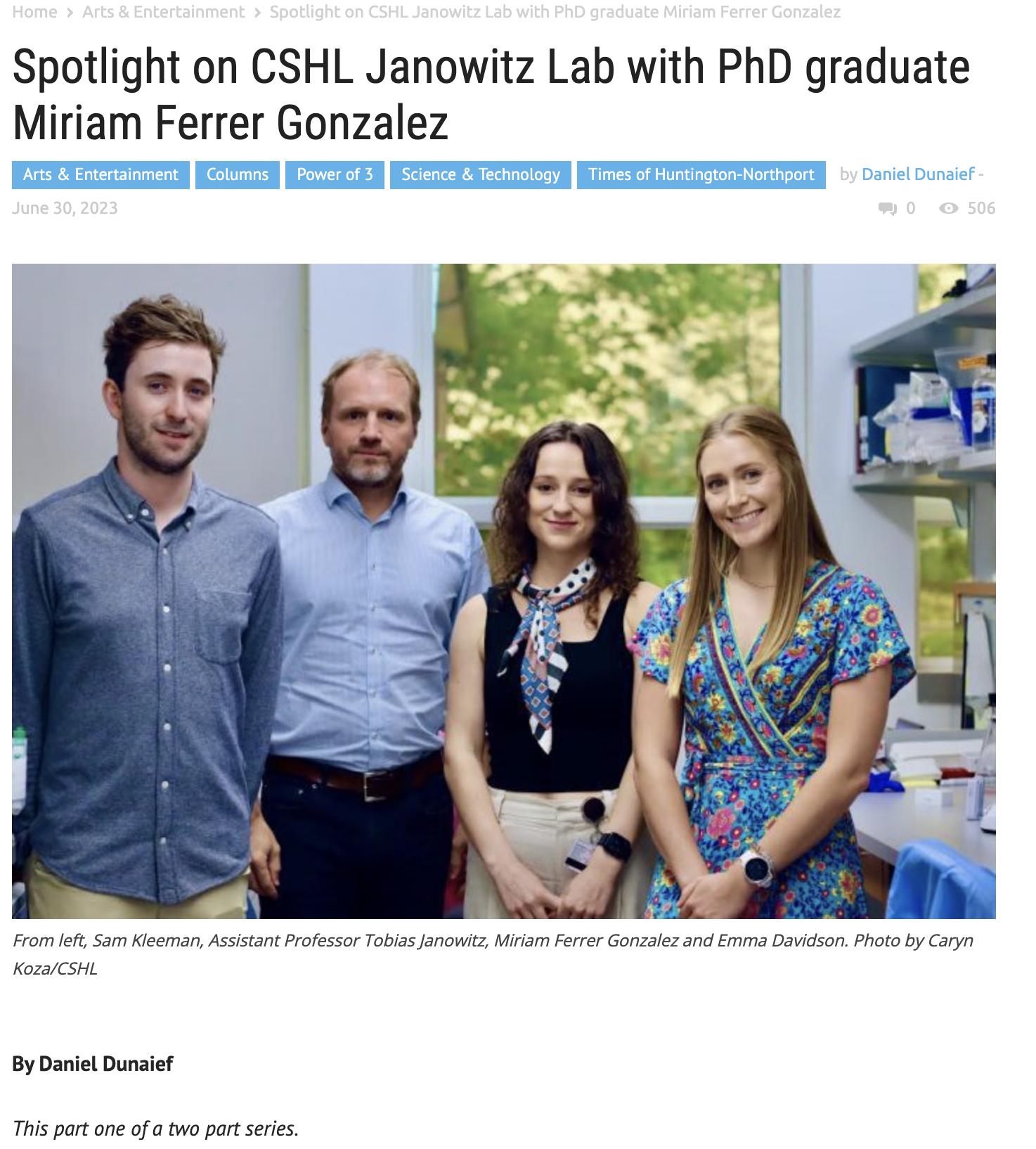 Janowitz Laboratory
