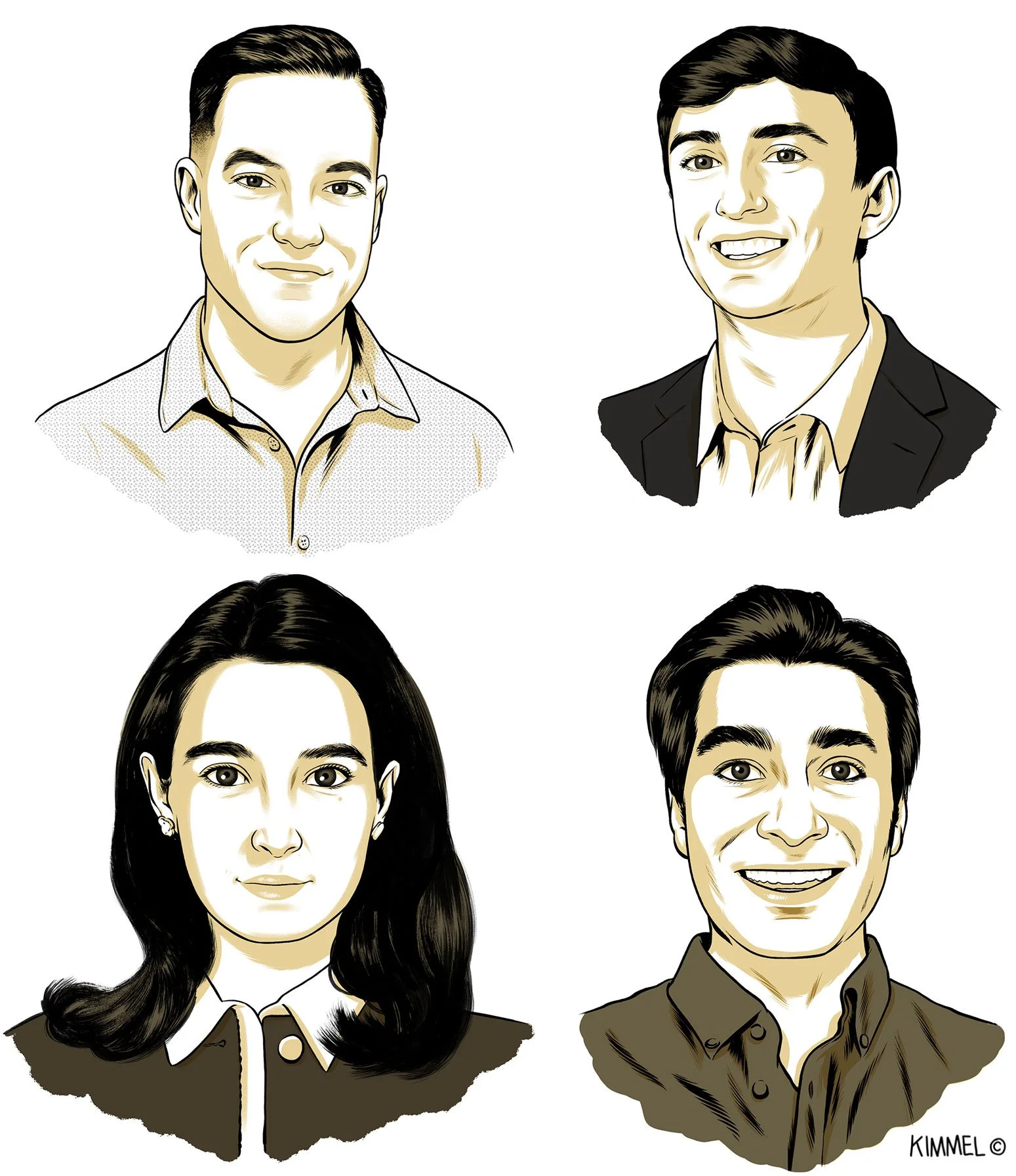Portrait Illustration Recap As of Late - 2025 — Joel Kimmel Illustration