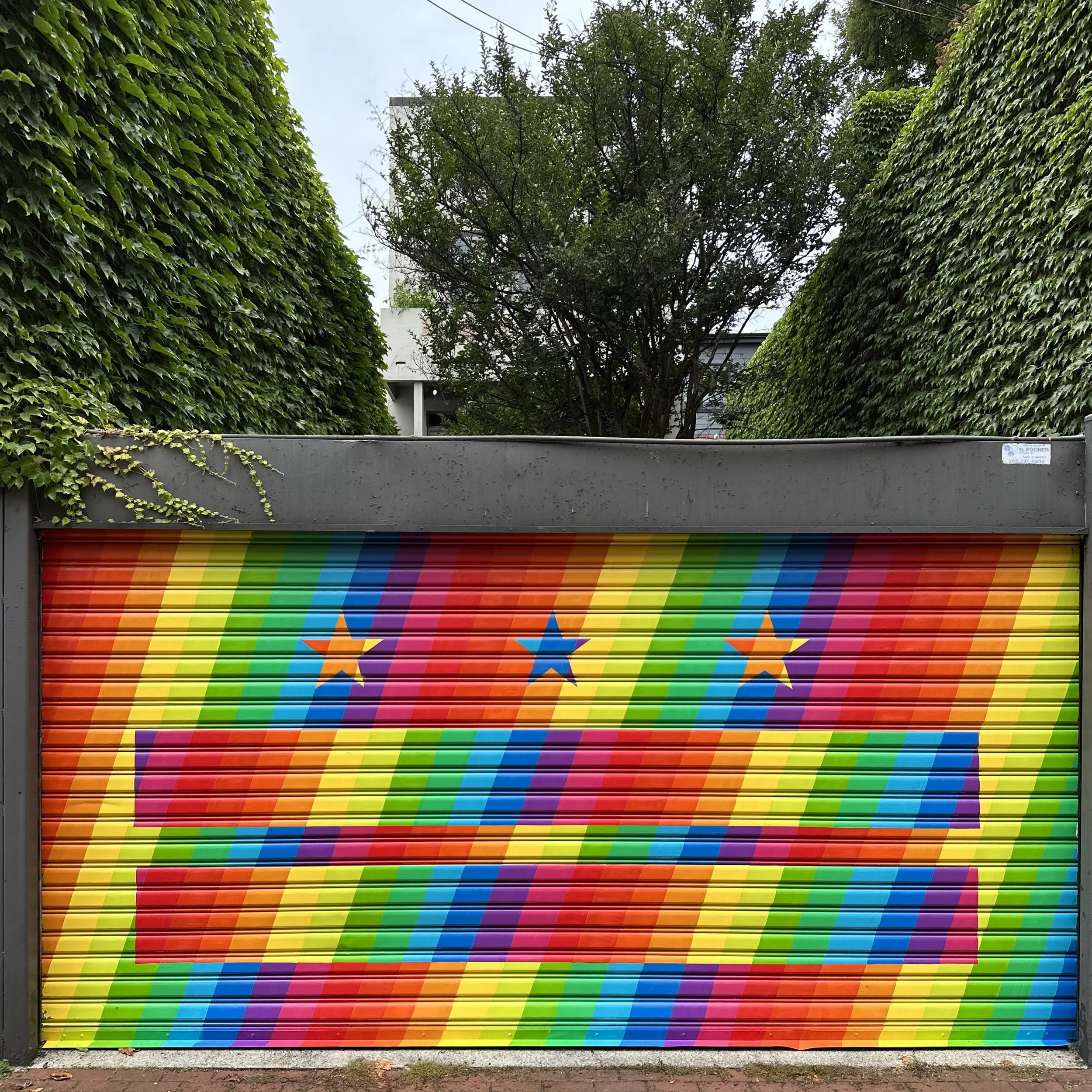 Lisa Marie Studio Painting Rainbow LOVE Murals & Art - LGBTQ Artist who ...
