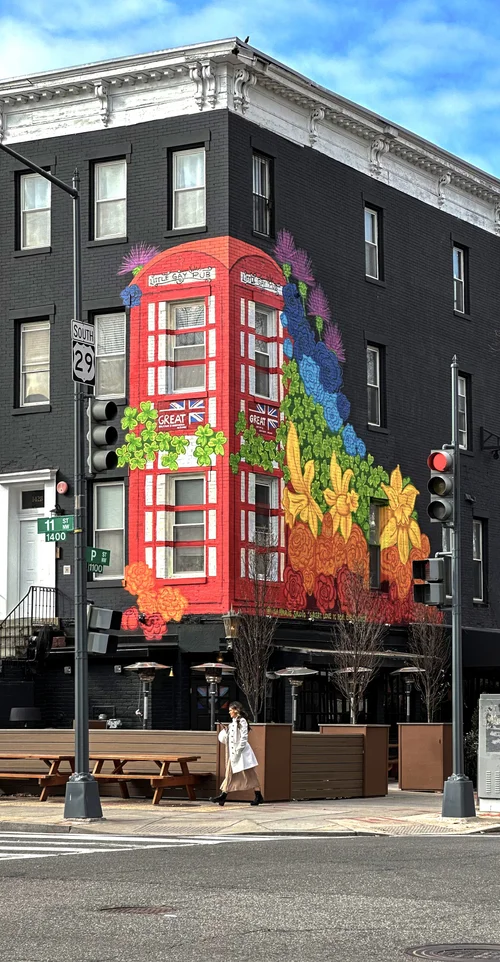 Lisa Marie Studio Painting Rainbow LOVE Murals & Art - LGBTQ Artist who ...